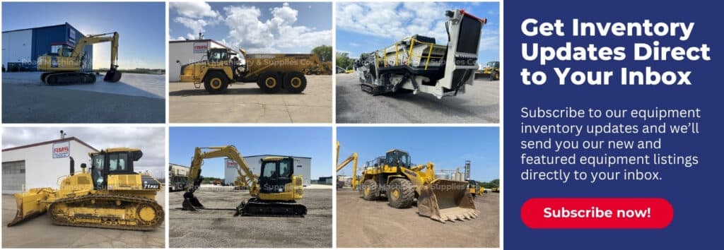 New, Used, and Rental Equipment Inventory for Sale | RMS Co.